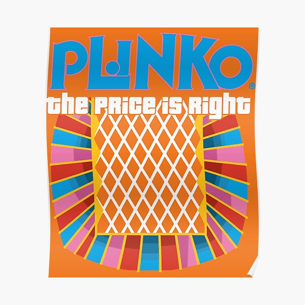 "Price Is Right Plinko" Poster for Sale by GreogeBush | Redbubble