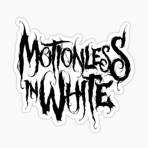 "motionless in white" Sticker by hasilcuan | Redbubble