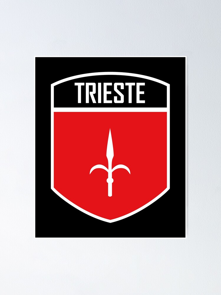 Póster «Emblema de la bandera de la ciudad de Trieste Italia» de T ...