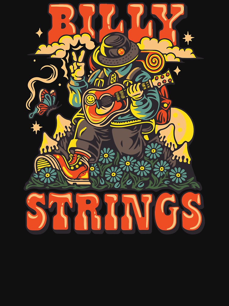 "Billy Strings" T-shirt for Sale by brianpyx226 | Redbubble | band t ...
