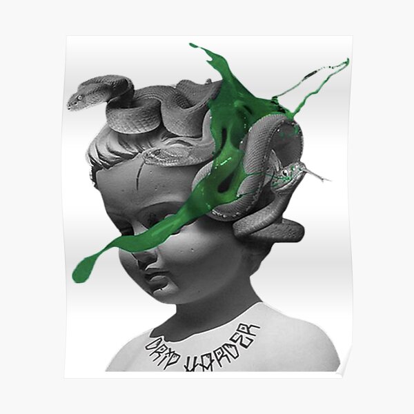 "Lil Baby Drip Harder " Poster by Gravefaces | Redbubble