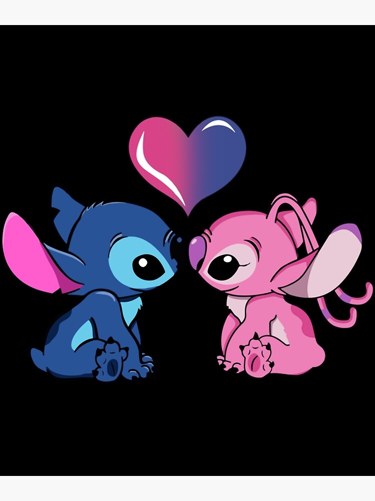 "Lilo And Stitch Love Couple Classic ." Poster for Sale by sanglsplyerg ...