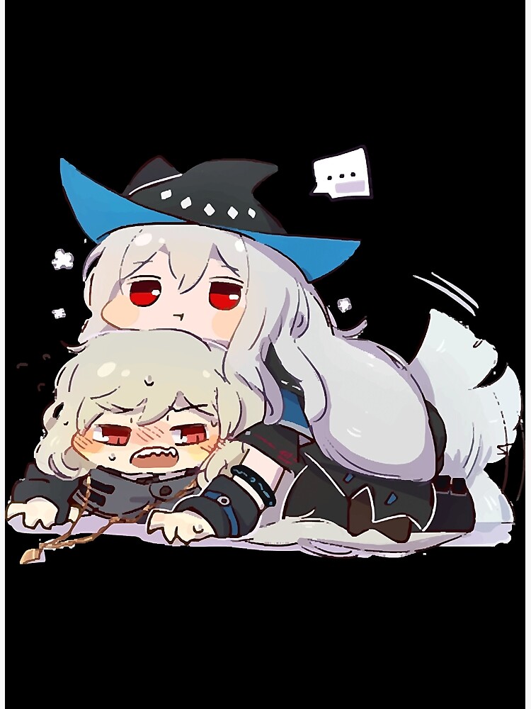 "Skadi Arknights Cute Girl Has Beautiful Red Eyes " Poster by ...