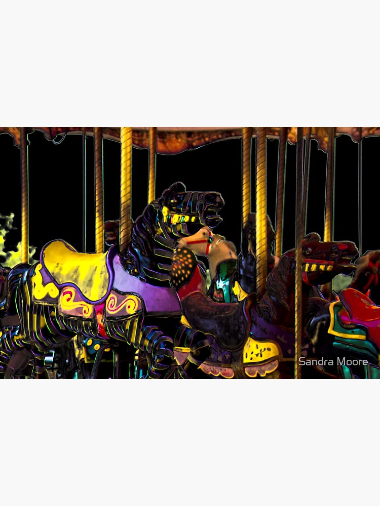 "Dark Carousel" Sticker for Sale by sanscook | Redbubble
