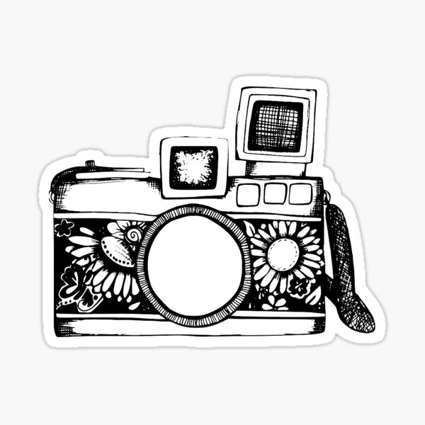 "Camera" Sticker for Sale by kkleinschmidt | Redbubble
