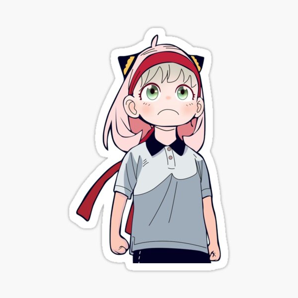 "Anya chibi" Sticker for Sale by CHEASOTTA | Redbubble