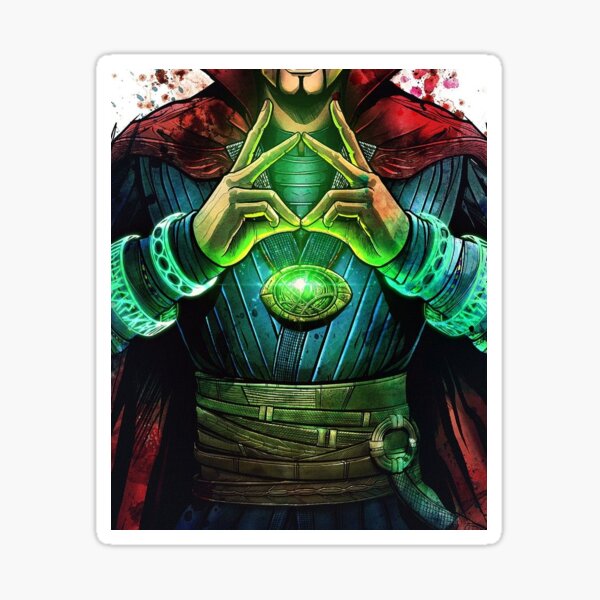 "Doctor Strange" Sticker by Divine-Eirene | Redbubble