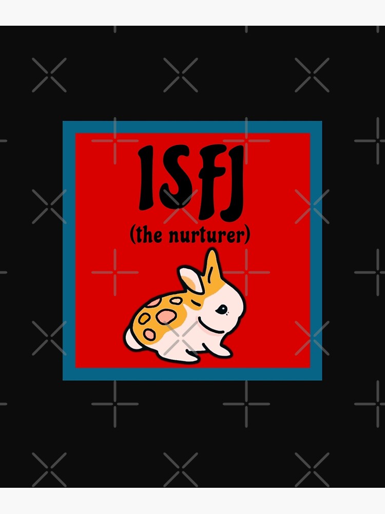 Lámina fotográfica «ISFJ Tipo de personalidad Cute Bunny (La ...