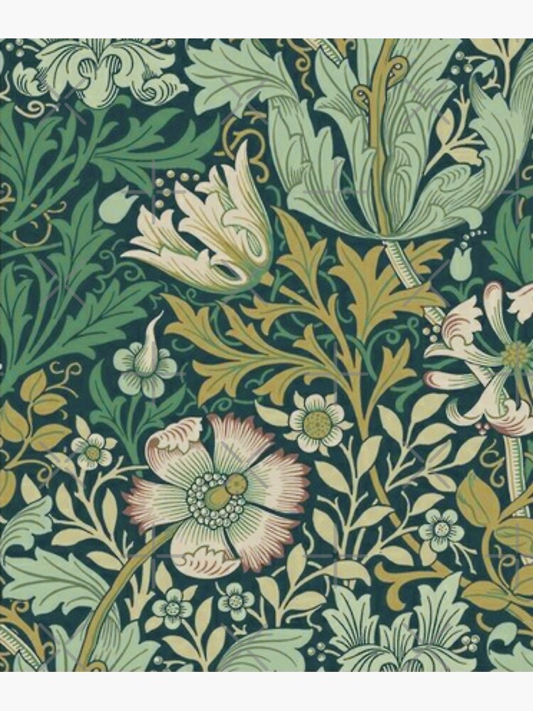 "William Morris floral design,No.3," Poster for Sale by Olivia-One ...