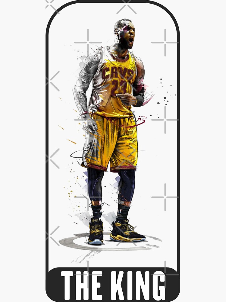 "James the king " Sticker by Dex-Shop | Redbubble
