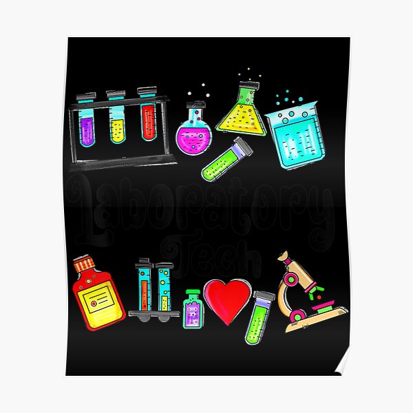 "Medical Laboratory Professionals Week 2022 Lab Tech Life" Poster by ...