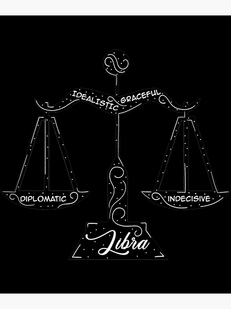 "Libra Zodiac Sign Classic ." Poster for Sale by neesegddenep | Redbubble