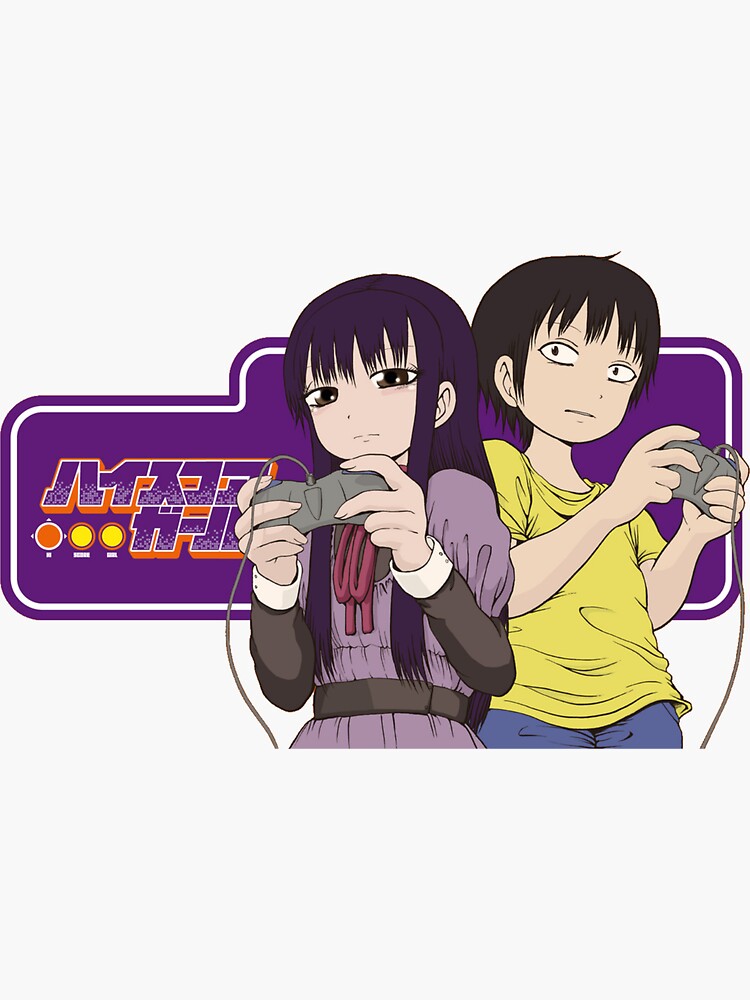 "Hi Score Girl - logo" Sticker by BaryonyxStore | Redbubble