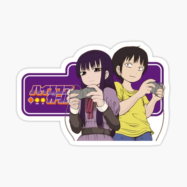 "Hi Score Girl - logo" Sticker by BaryonyxStore | Redbubble