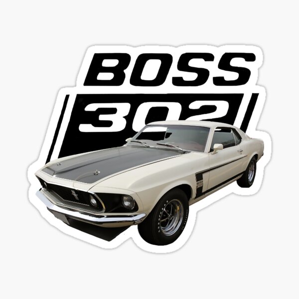 "1970 Ford Mustang Boss 302 " Sticker for Sale by Kathryn1270293 ...