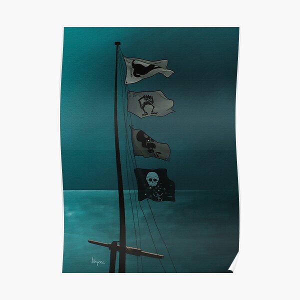 "OFMD flags" Poster for Sale by lithyena | Redbubble