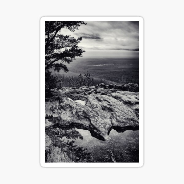 "Black Mountain 22" Sticker by perkinsdesigns | Redbubble