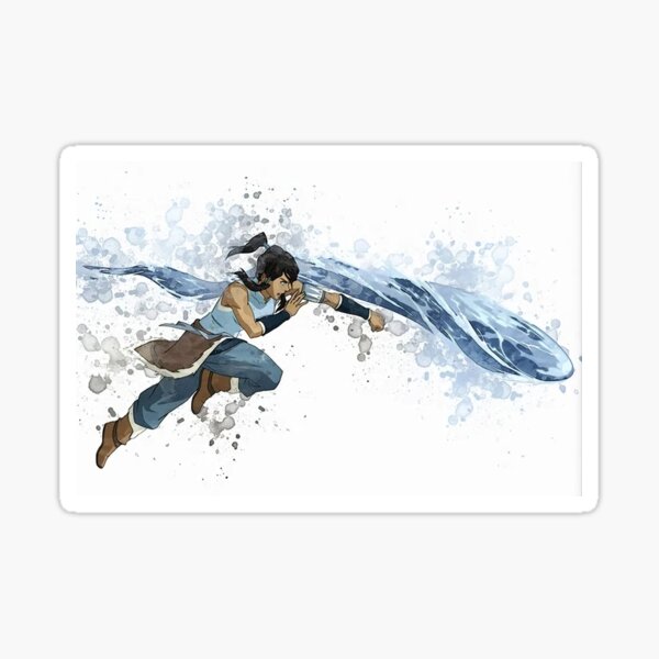 "Katara Poster" Sticker for Sale by OceanSprinkle | Redbubble