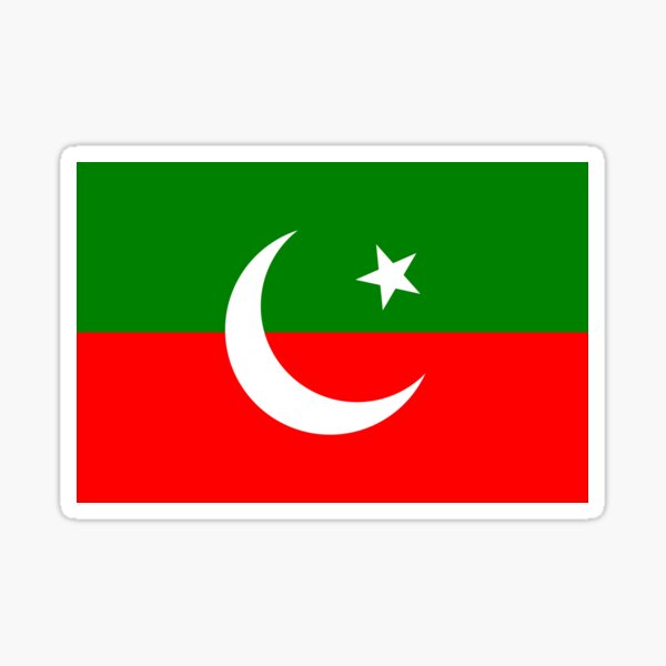 "PTI Flag of Pakistan" Sticker by Freihalt | Redbubble