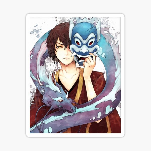 " Zuko Poster" Sticker for Sale by OceanSprinkle | Redbubble