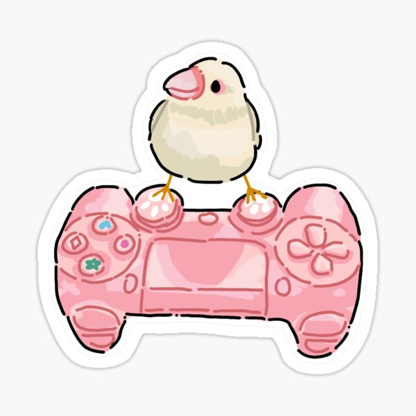 "Gamer Bird" Sticker by katiekuma | Redbubble