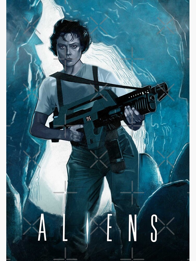"Aliens (1986)" Poster by AlienFanArt | Redbubble