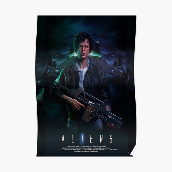 "Aliens (1986)" Poster for Sale by AlienFanArt | Redbubble