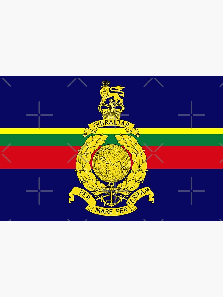 "Flag of the Corps of Royal Marines" Poster for Sale by Shav | Redbubble