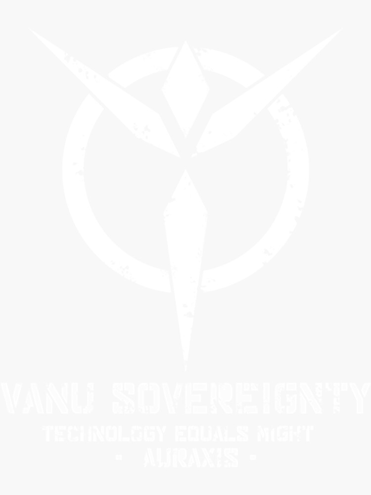 "Planetside large vanu sovereignty weathered logo classic t shirt ...