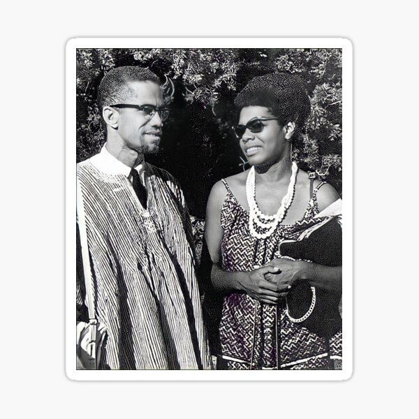 "Malcolm & Maya" Sticker by sourceoflife | Redbubble