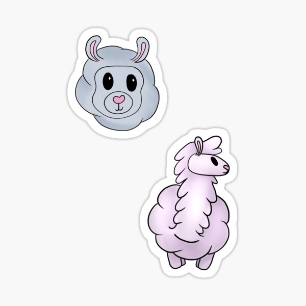 "Llama Sticker Pack V2!" Sticker by adoseofdoodles | Redbubble