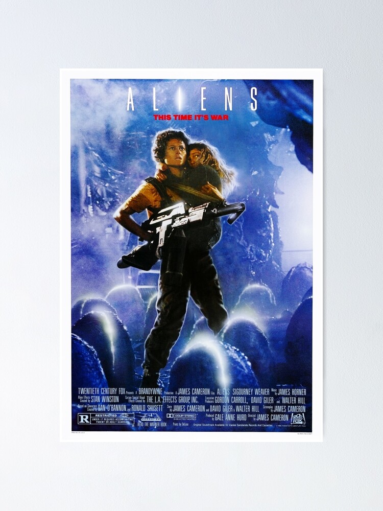 "Aliens (1986)" Poster by AlienFanArt | Redbubble