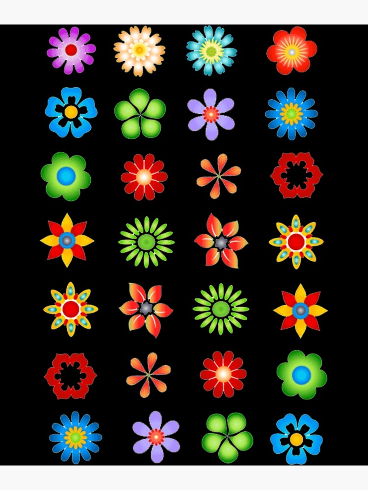 "Cute Kidcore Flowers Aesthetic Classic ." Art Print for Sale by ...