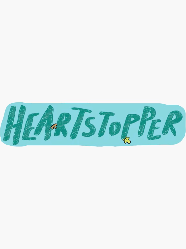 "heartstopper logo " Sticker for Sale by shadowquills | Redbubble