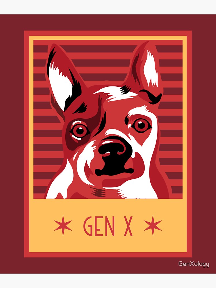 "Gen X" Sticker by GenXology | Redbubble