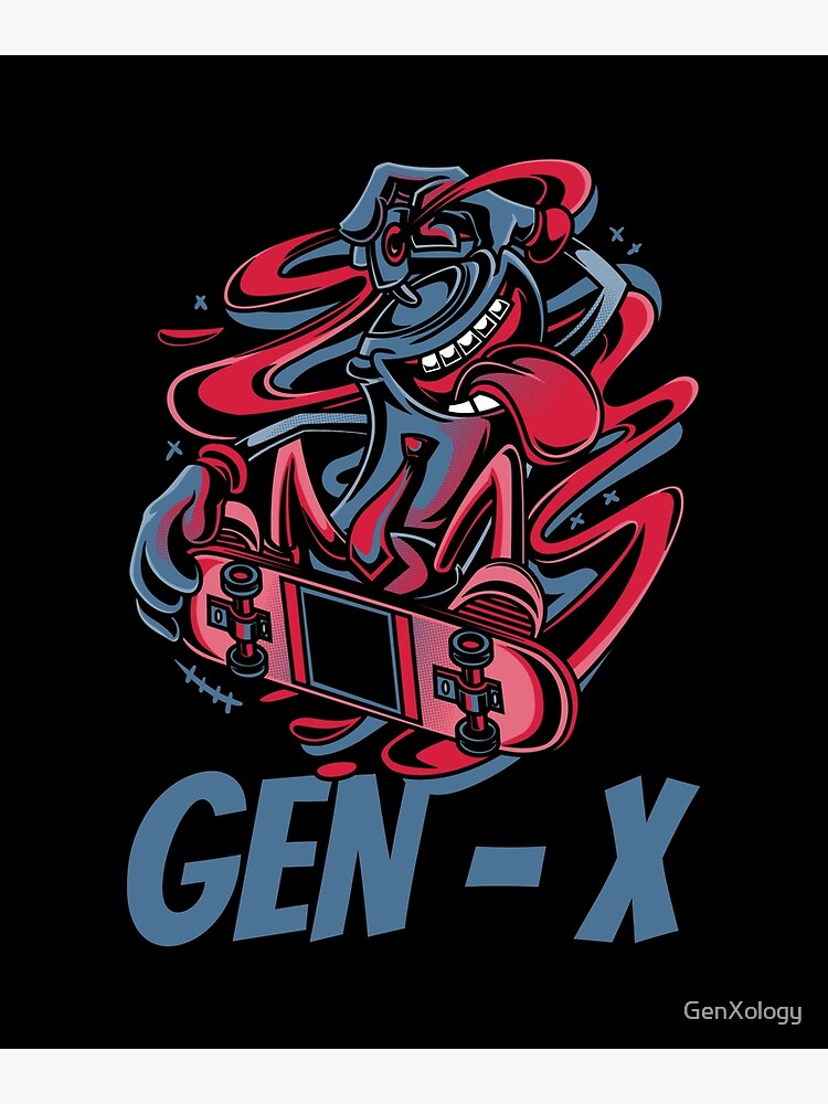 "Gen-X" Poster for Sale by GenXology | Redbubble