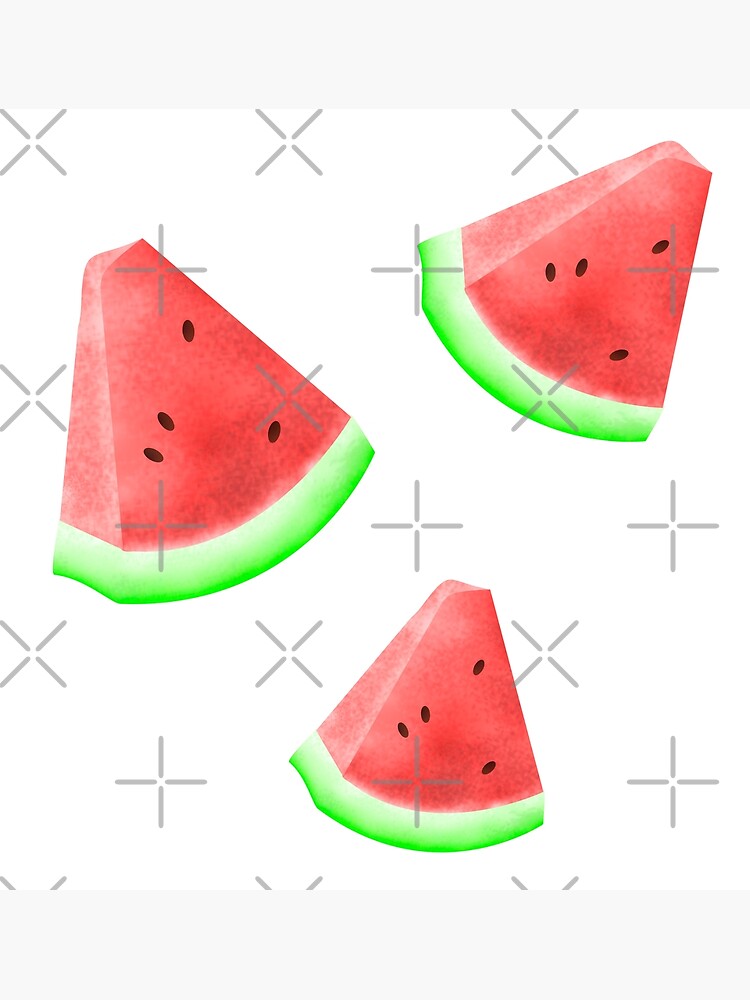 "Cute Summer Watermelon Fruit Sticker Pack" Poster for Sale by Ankerd ...