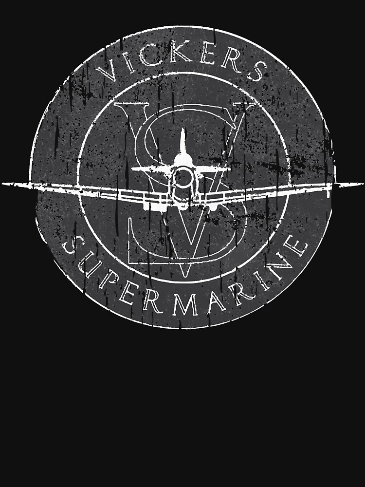 "Supermarine spitfire ww aircraft logo essential t shirt" T-shirt for ...
