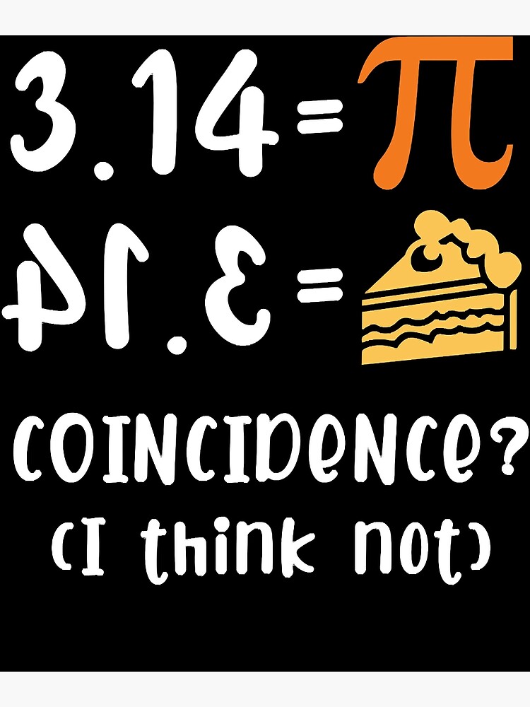 "Coincidence math school gift" Art Print for Sale by GeorgesBouvier ...
