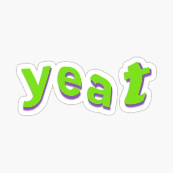 "YEAT " Sticker for Sale by Random-Wear | Redbubble