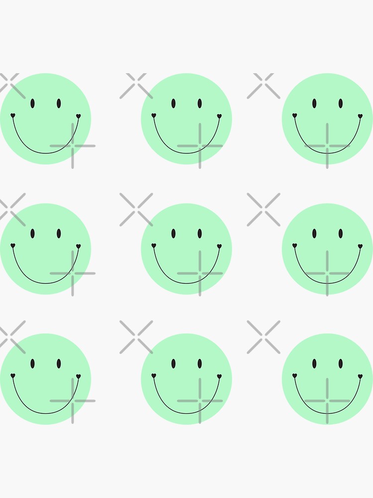 "aesthetic y2k smiley pack" Sticker by morealmastore | Redbubble