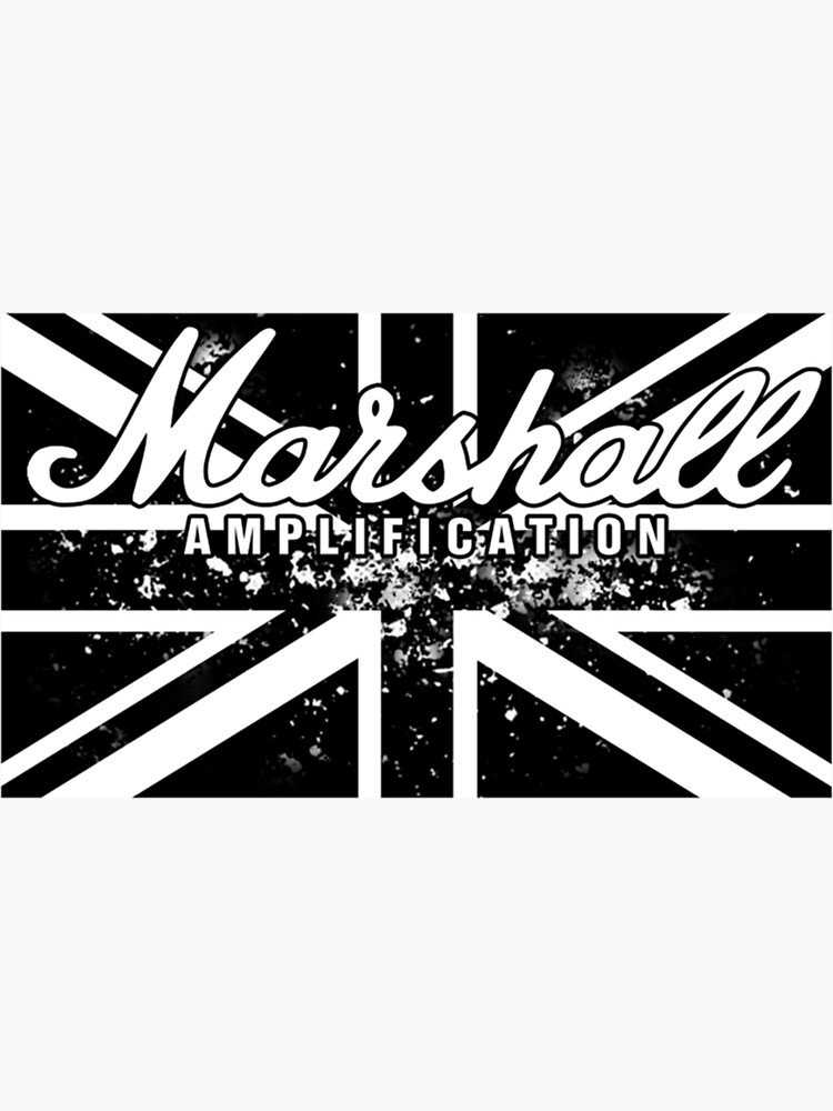 "Marshall Amp UK " Sticker for Sale by IconqueVintage8 | Redbubble