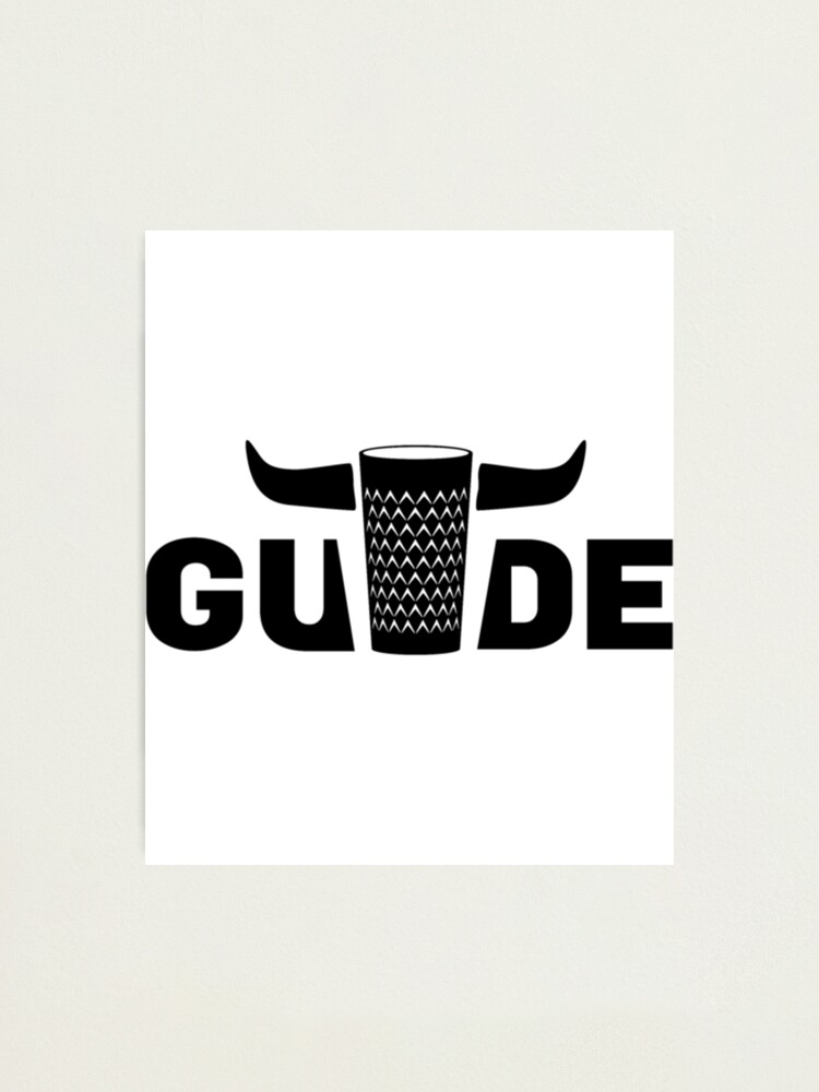 Lámina fotográfica «¡Gude Geripptes! Schriftzug _quot_Gude_quot_ mit ...