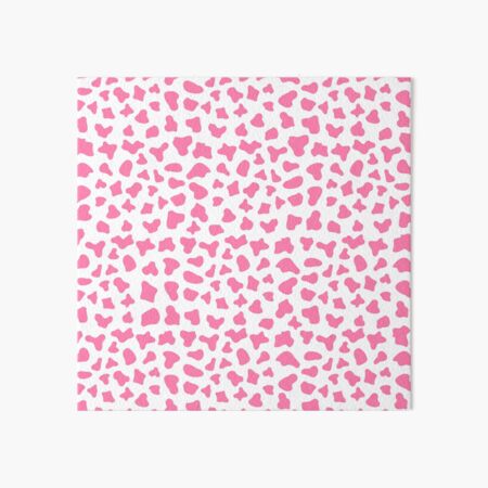 "Pink Cow Print, Cow Spots Pattern" Art Board Print by patterniastudio ...