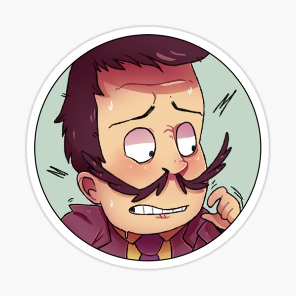 "Superjail - Jared" Sticker by desmormos | Redbubble