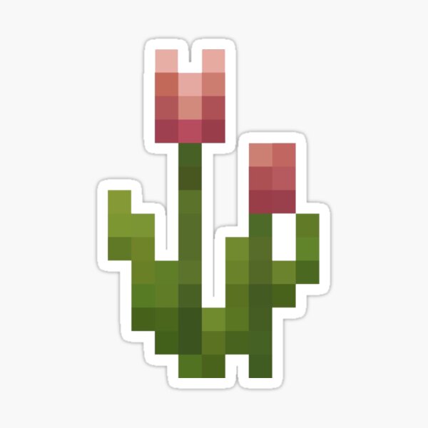 "minecraft flower" Sticker by sophiesheltonn | Redbubble