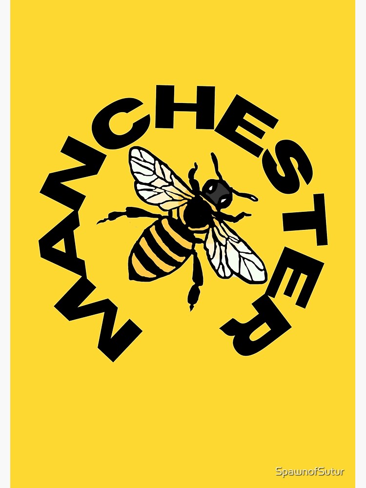 "manchester bee" Poster for Sale by SpawnofSutur | Redbubble