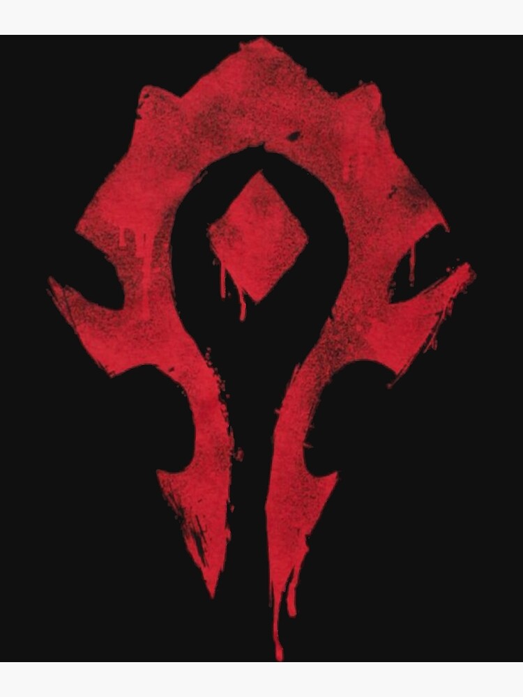 Póster «La camiseta clásica con el logo de la horda sangrienta» de ...