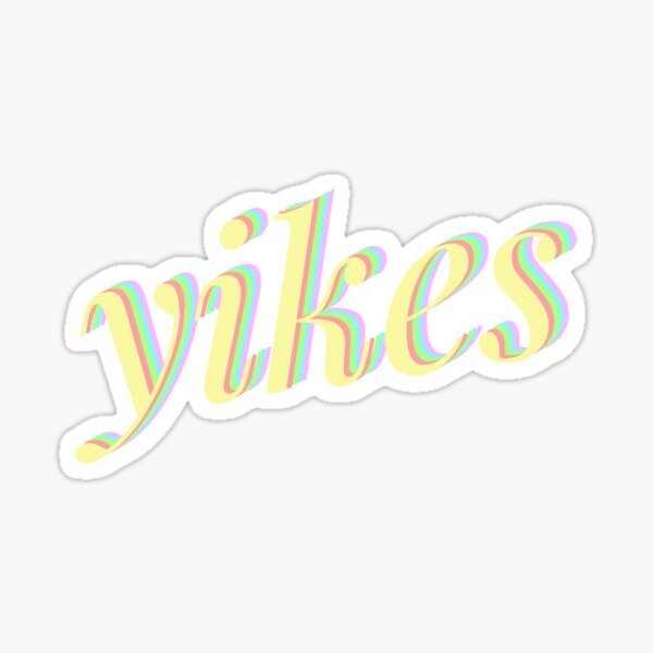 "yikes sticker" Sticker by aroop3 | Redbubble