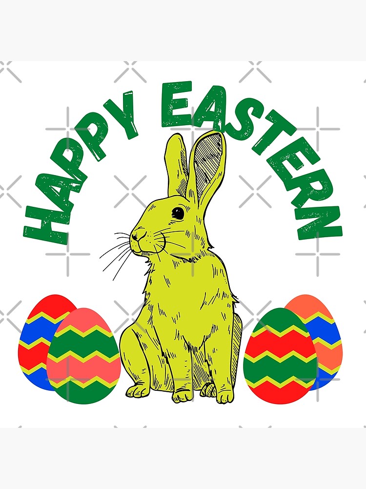 "Happy eastern" Poster for Sale by bob-design1 | Redbubble